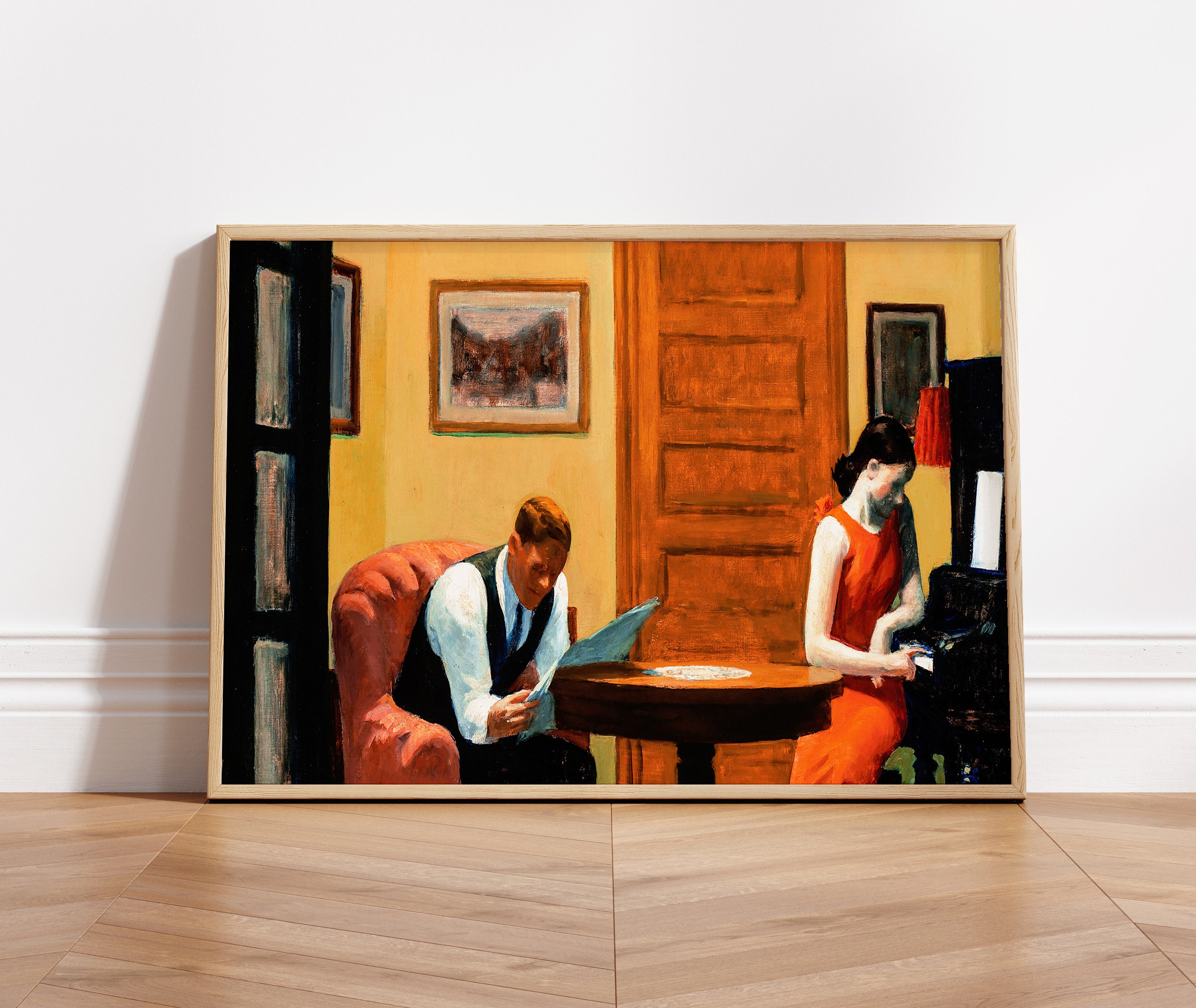 Edward Hopper Room in New York 1932 Poster Hopper Print Hopper Room ...