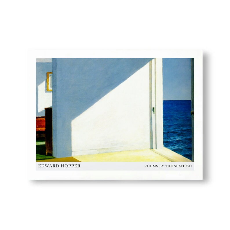 Edward Hopper Rooms by the Sea 1951 Hopper Exhibition Poster Edward ...