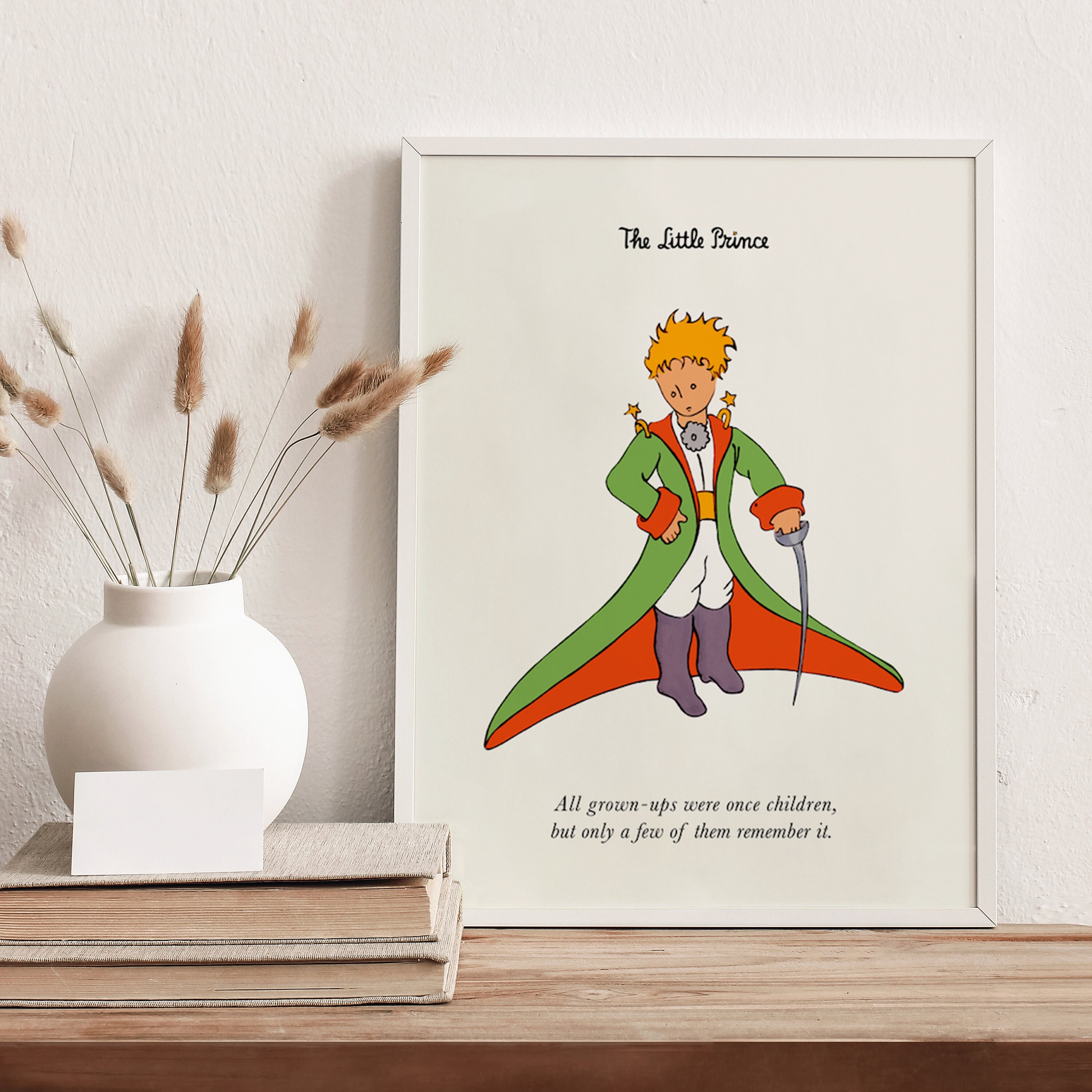 Le Petit Prince Poster ENGLISH Little Prince Wall Art Nursery Art Print ...