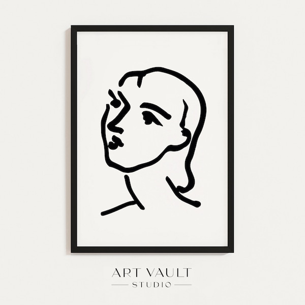 Matisse Line Drawing - Etsy UK