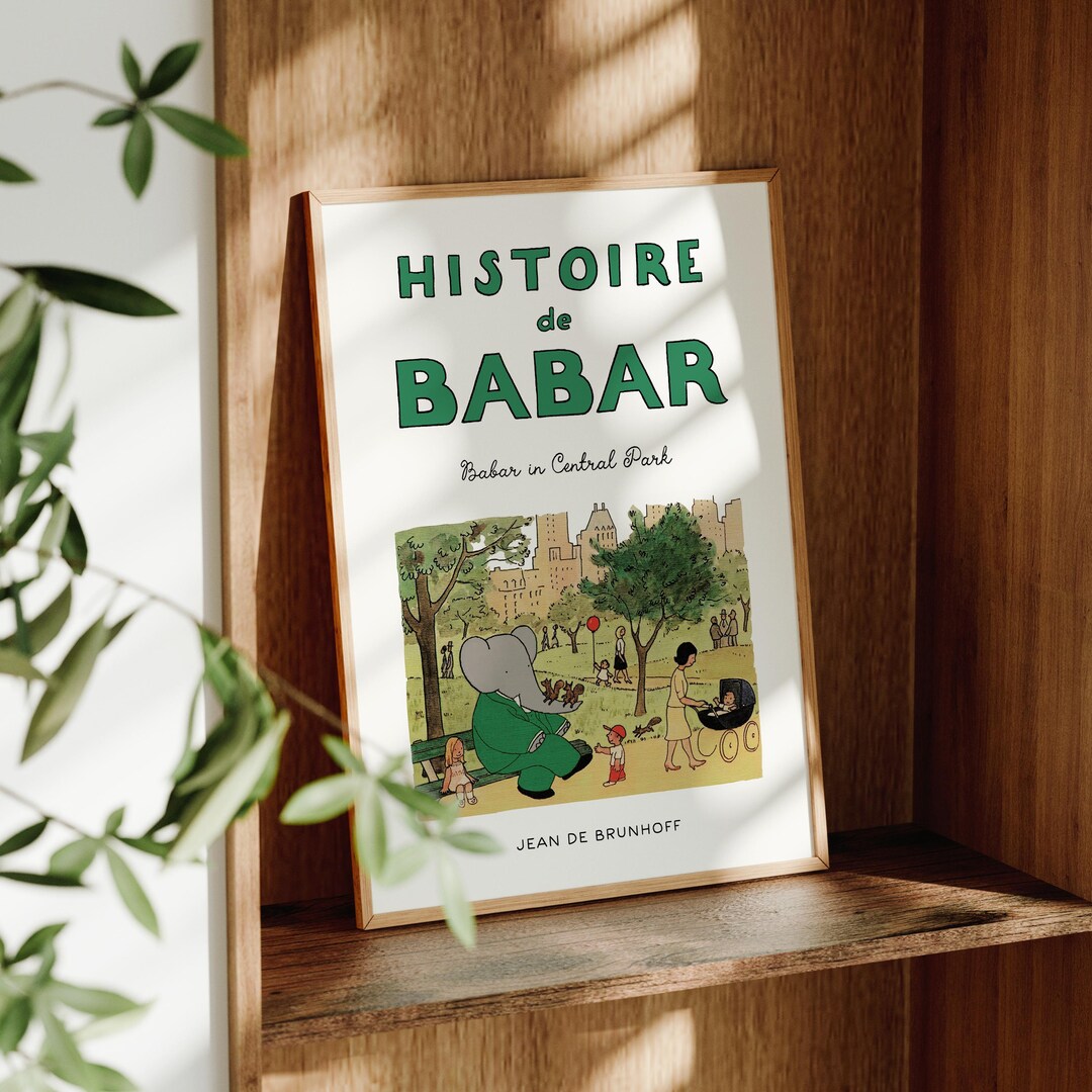 Babar the Elephant Digital Download Nursery Wall Art Download Nursery ...
