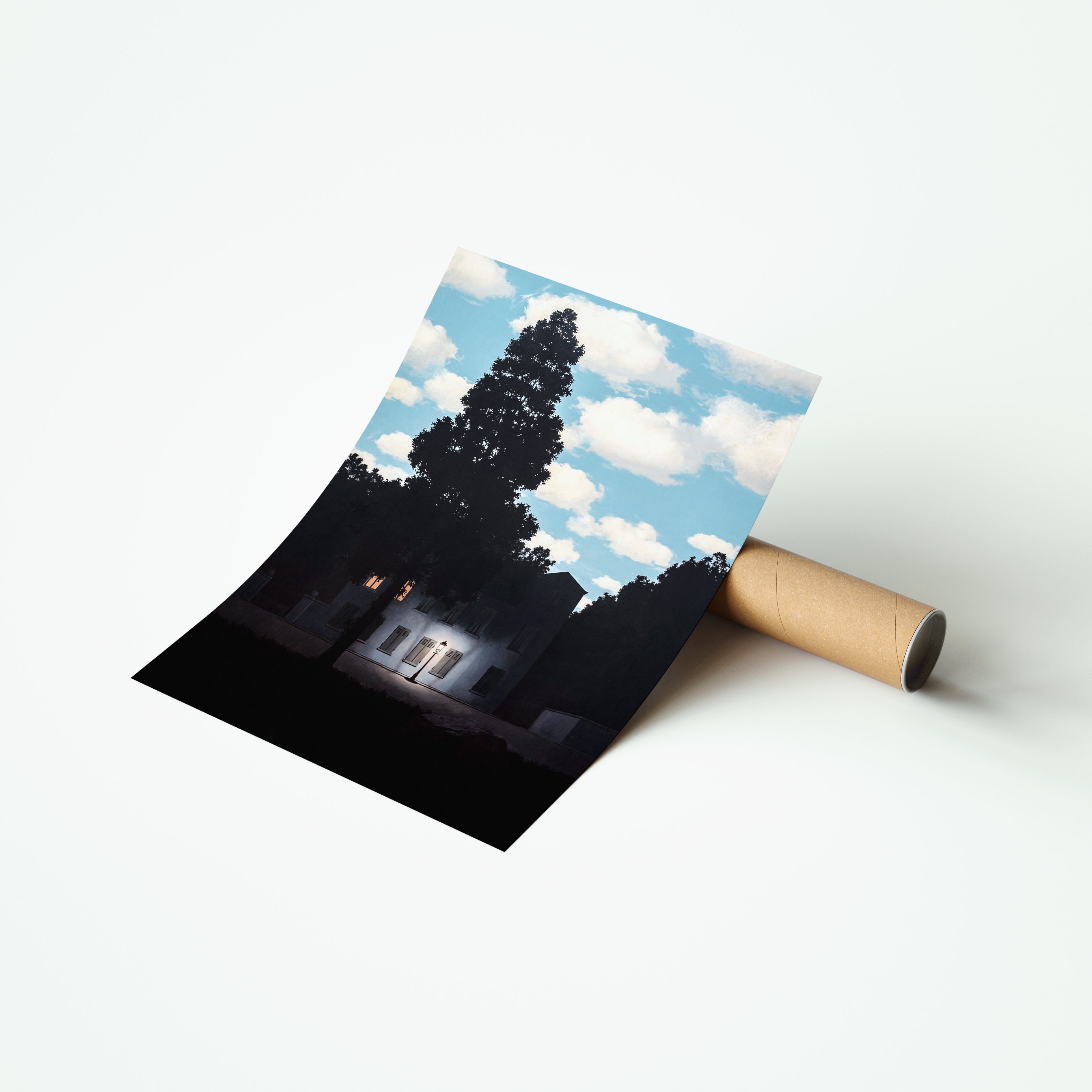 René Magritte L'empire Des Lumieres Magritte Empire of Light 1954 ...