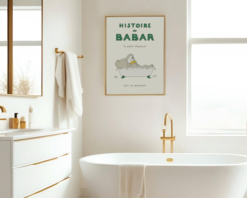 Babar the Elephant Digital Download Nursery Wall Art Download Nursery ...