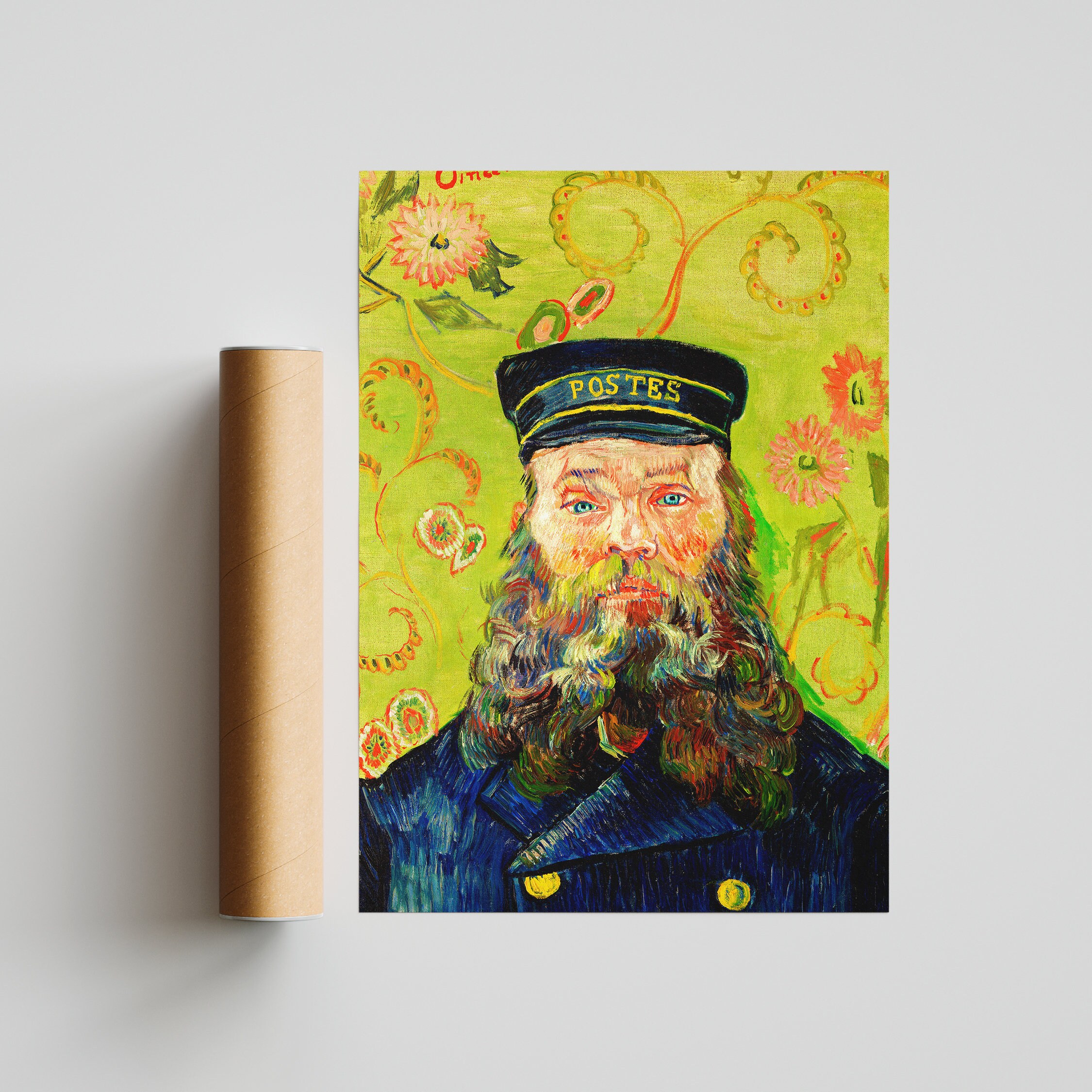 Vincent Van Gogh the Postman Poster Portrait of Joseph Roulin - Etsy