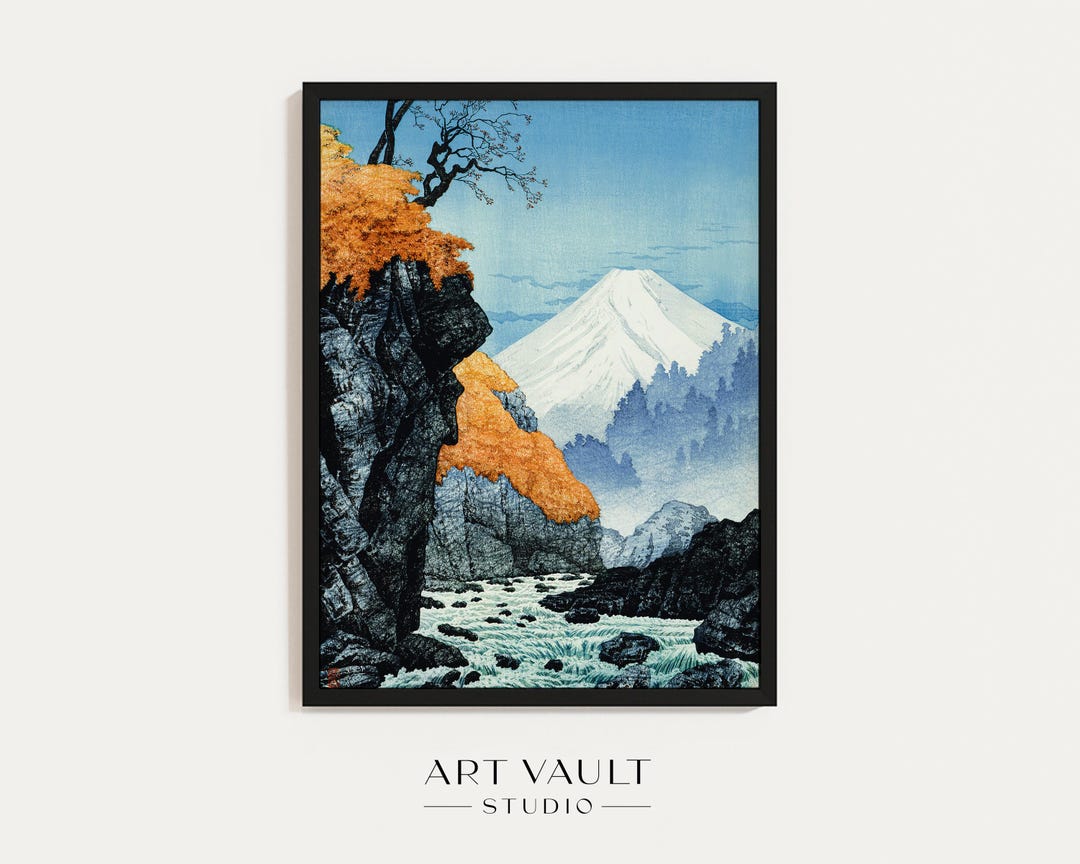 Foot of Mount Ashitaka by Takahashi Hiroaki Shōtei 1932 Mountain Art ...