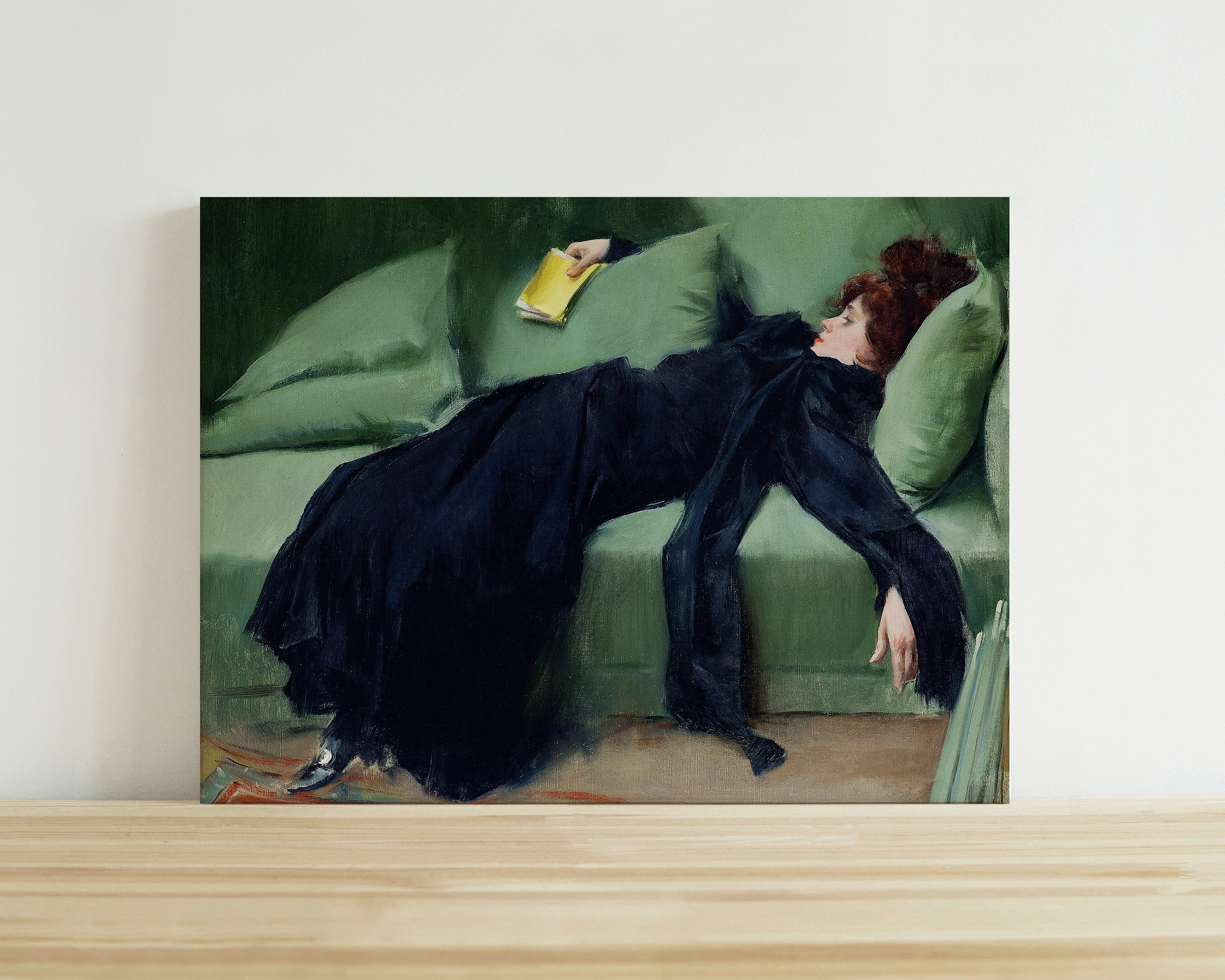 Ramon Casas A Decadent Young Women After the Ball Ramon Casas I Carbó ...