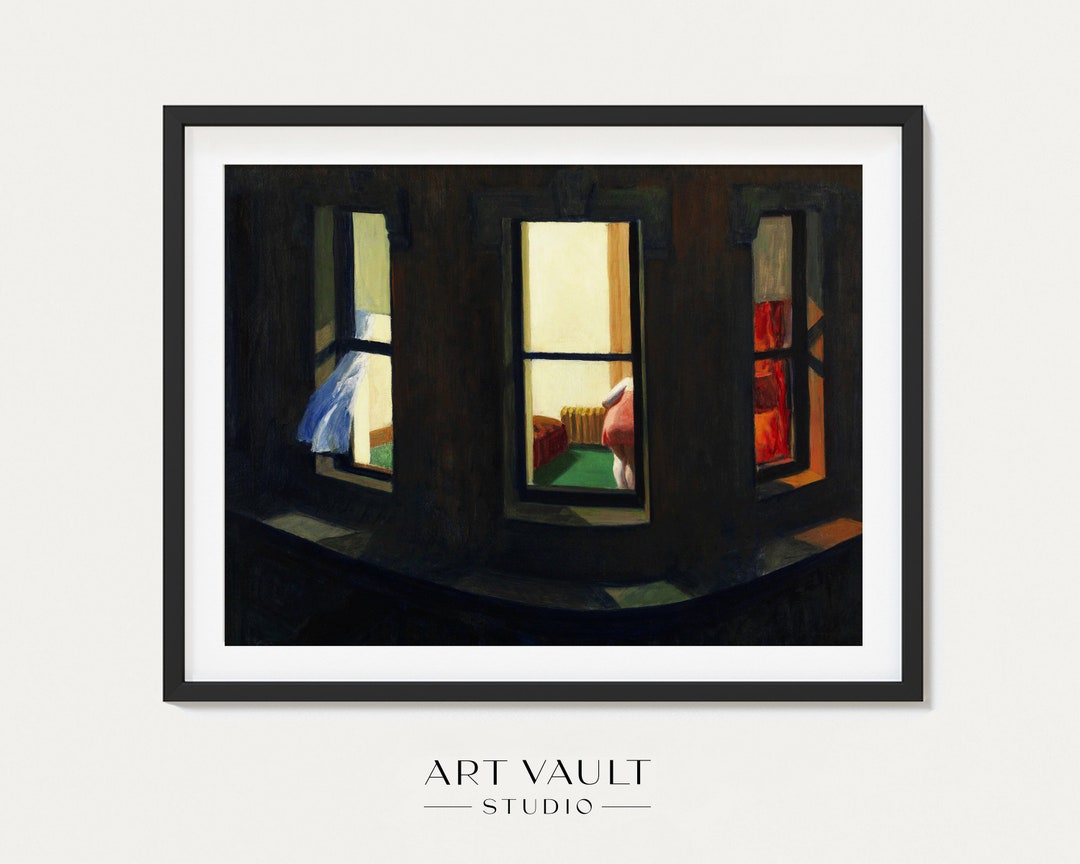 Edward Hopper Night Windows 1928 Edward Hopper Poster Edward Hopper ...