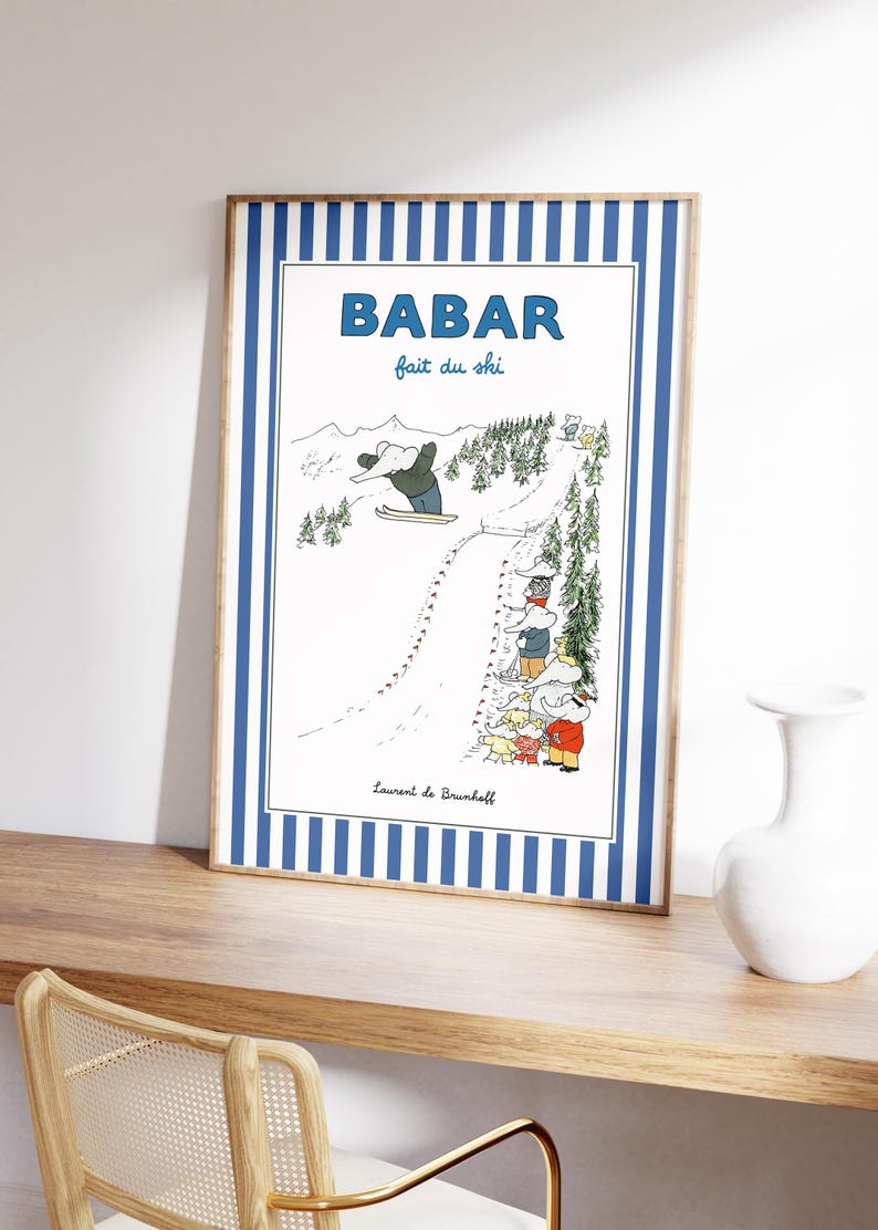 Babar the Elephant Digital Download Nursery Wall Art Download Nursery ...