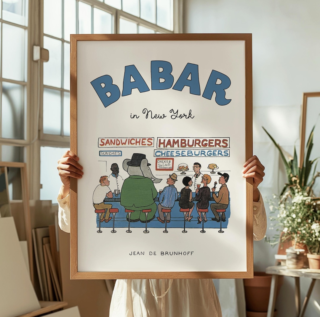 Babar the Elephant Digital Download Nursery Wall Art Download Nursery ...