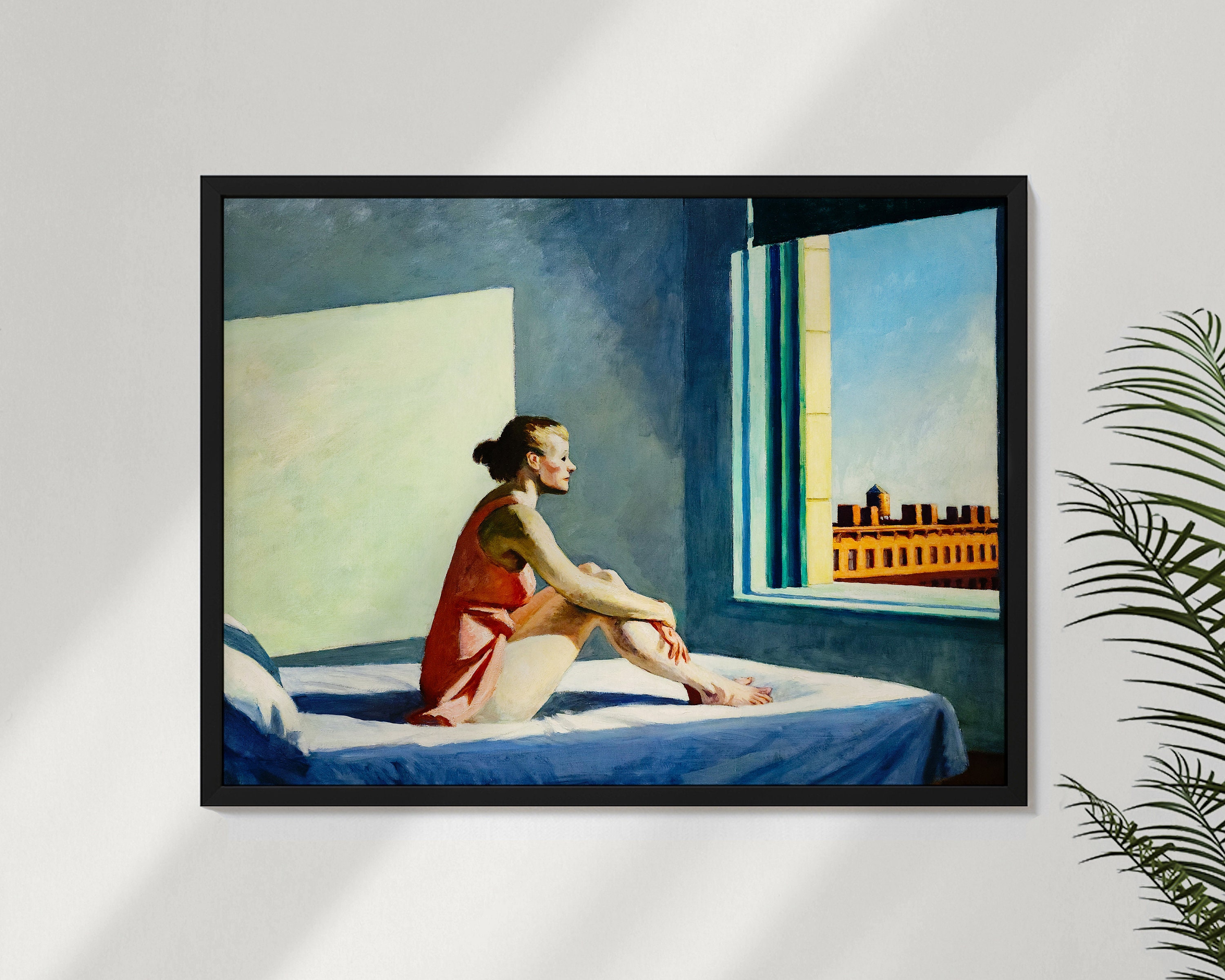Edward Hopper Morning Sun 1952 Hopper Poster Edward Hopper Print Living ...