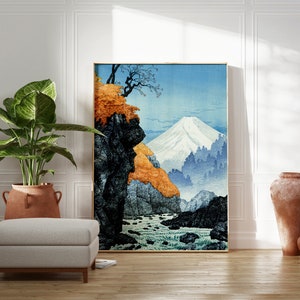 Foot of Mount Ashitaka by Takahashi Hiroaki Shōtei 1932 Mountain Art ...