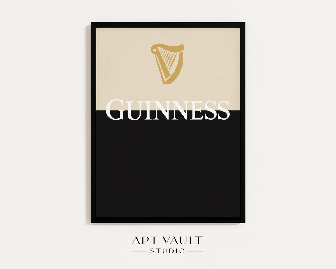 Split the G Guinness Vintage Print Retro Guinness Poster Irish Stout ...