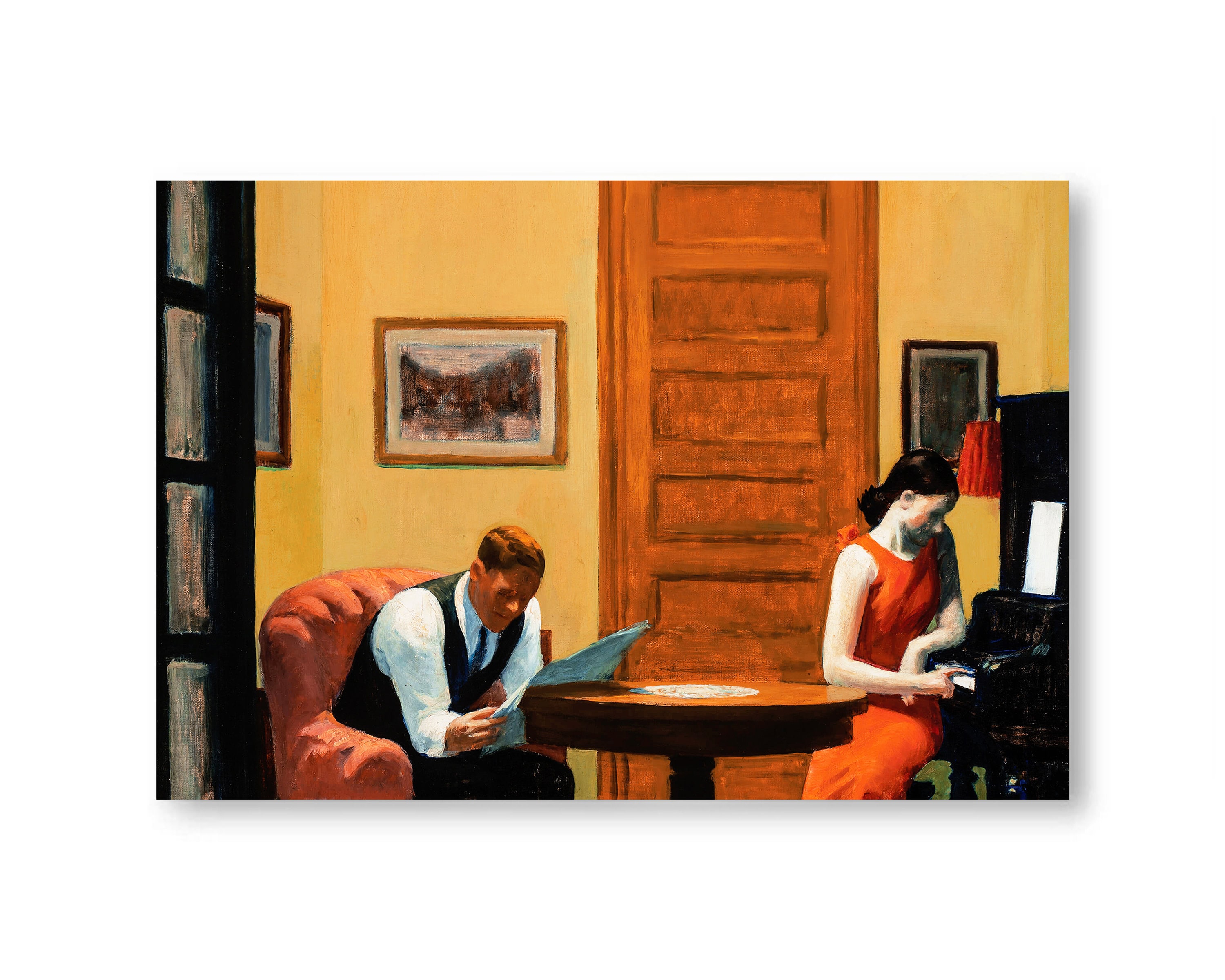 Edward Hopper Room in New York 1932 Poster Hopper Print Hopper Room ...