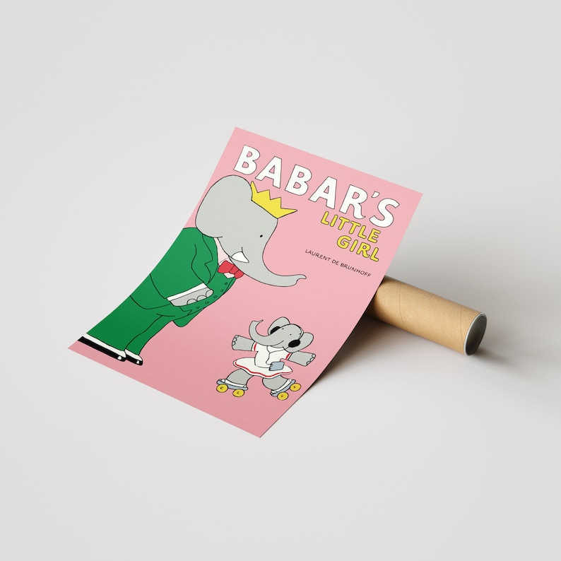 Babar Poster Babar's Little Girl Room Poster Girl Room Wall Art Babar ...
