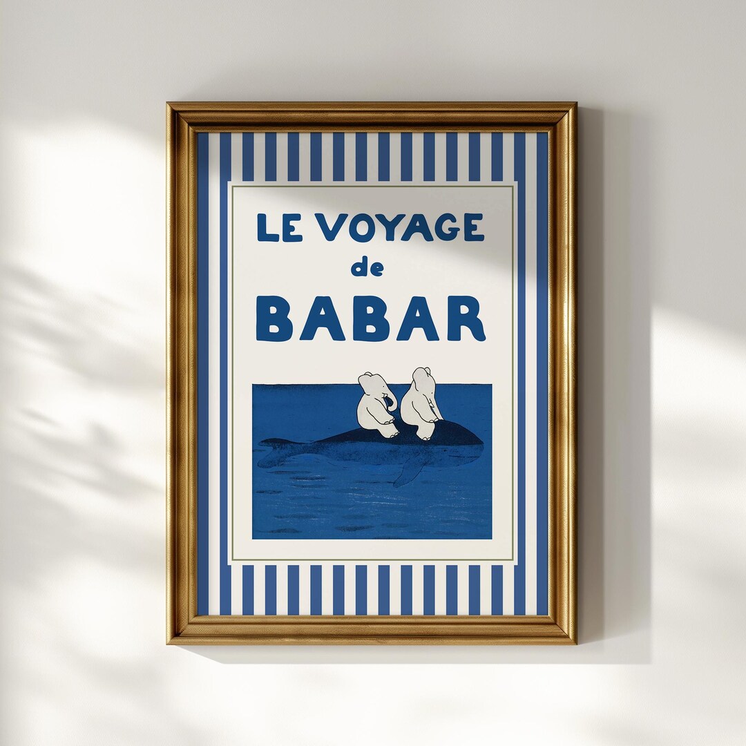 Babar the Elephant Digital Download Nursery Wall Art Download Nursery ...