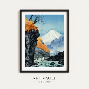 Foot of Mount Ashitaka by Takahashi Hiroaki Shōtei 1932 Mountain Art ...