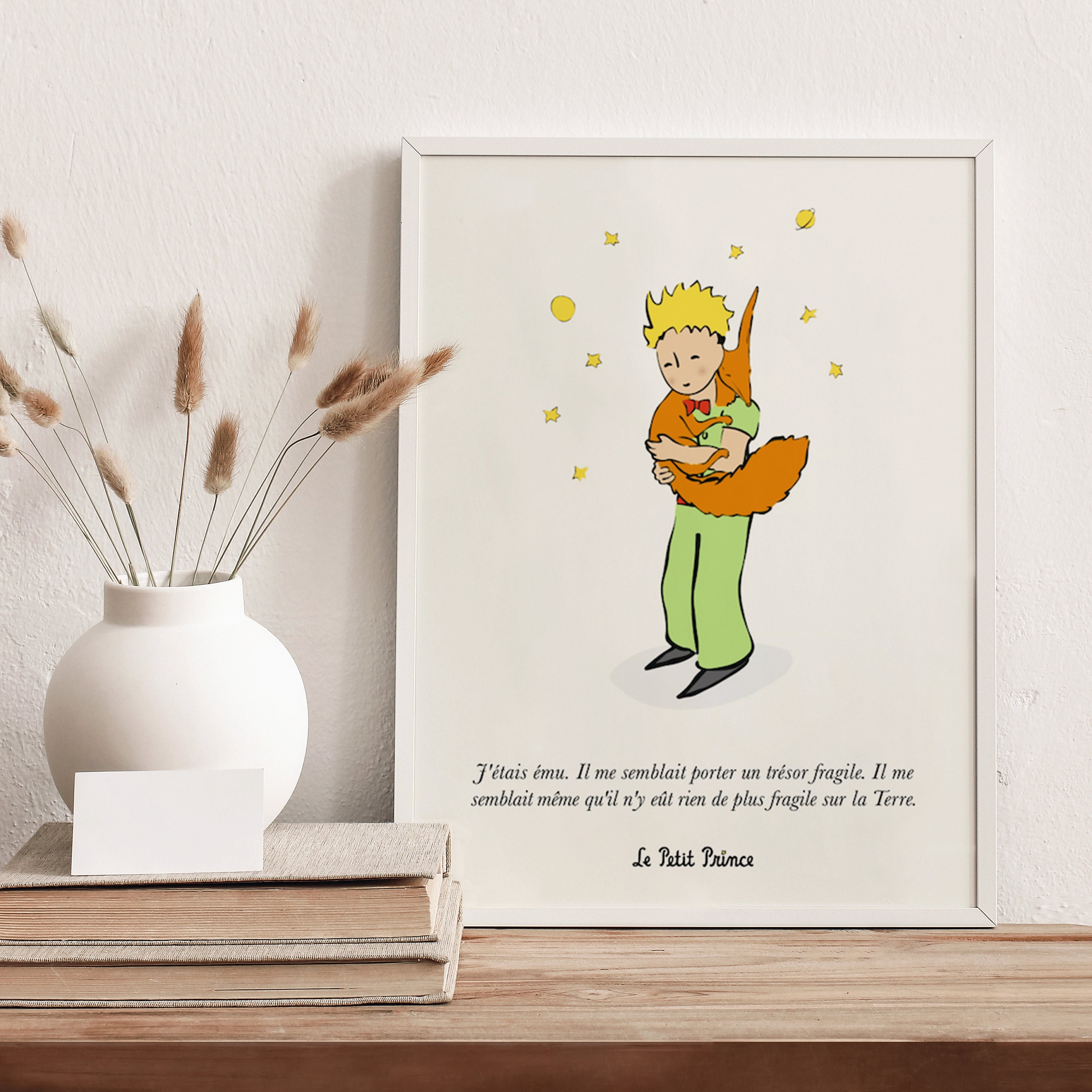 Le Petit Prince Poster FRENCH Little Prince Wall Art Nursery Art Print ...