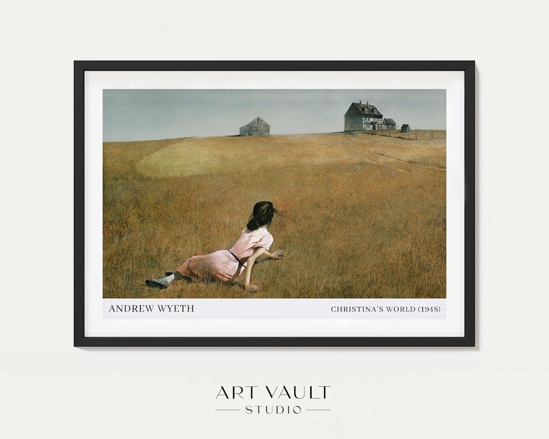 Christina's World Andrew Wyeth Poster 1948 Christina Name Christina ...