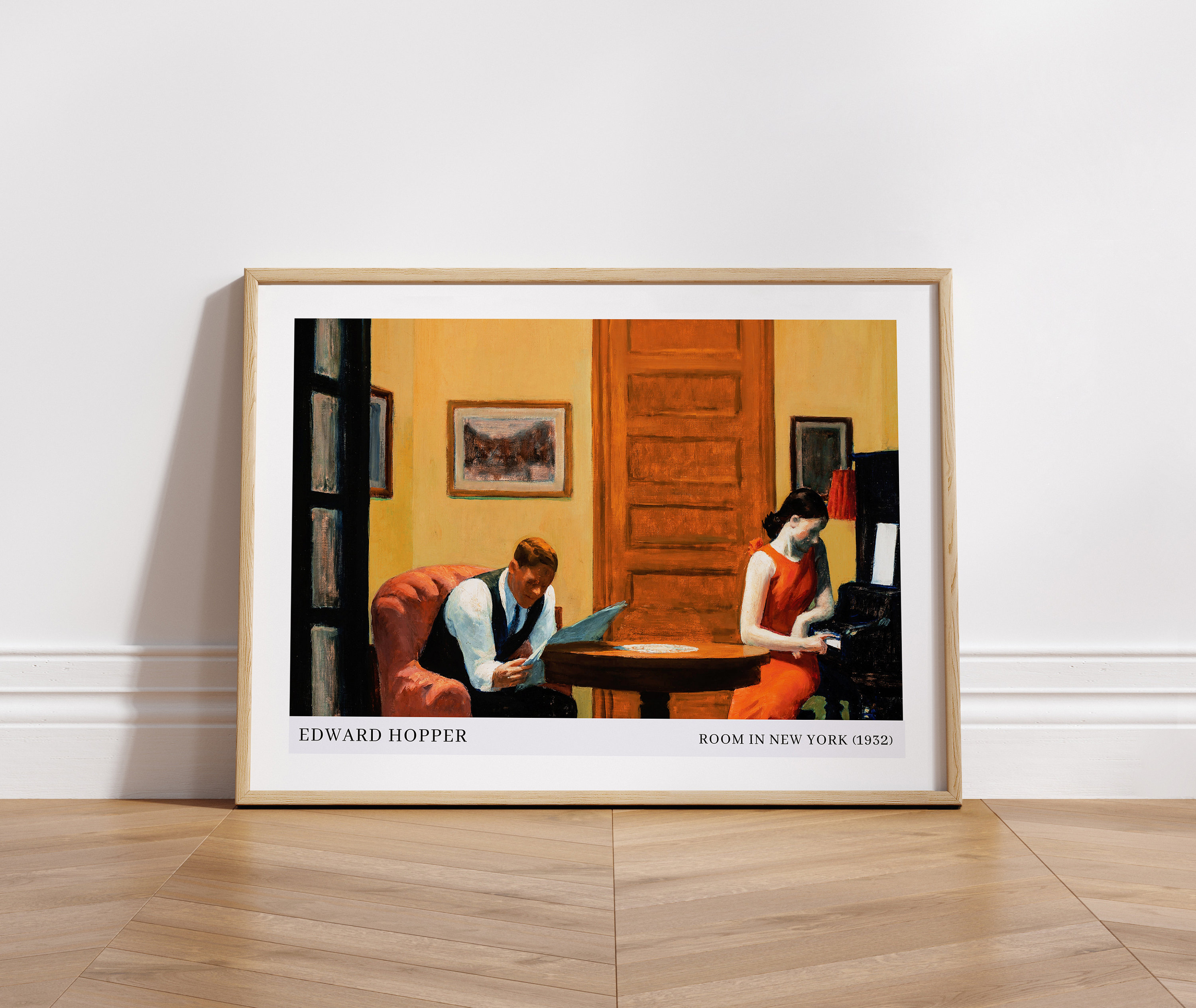 Edward Hopper Room in New York 1932 Poster Hopper Print Hopper Room ...