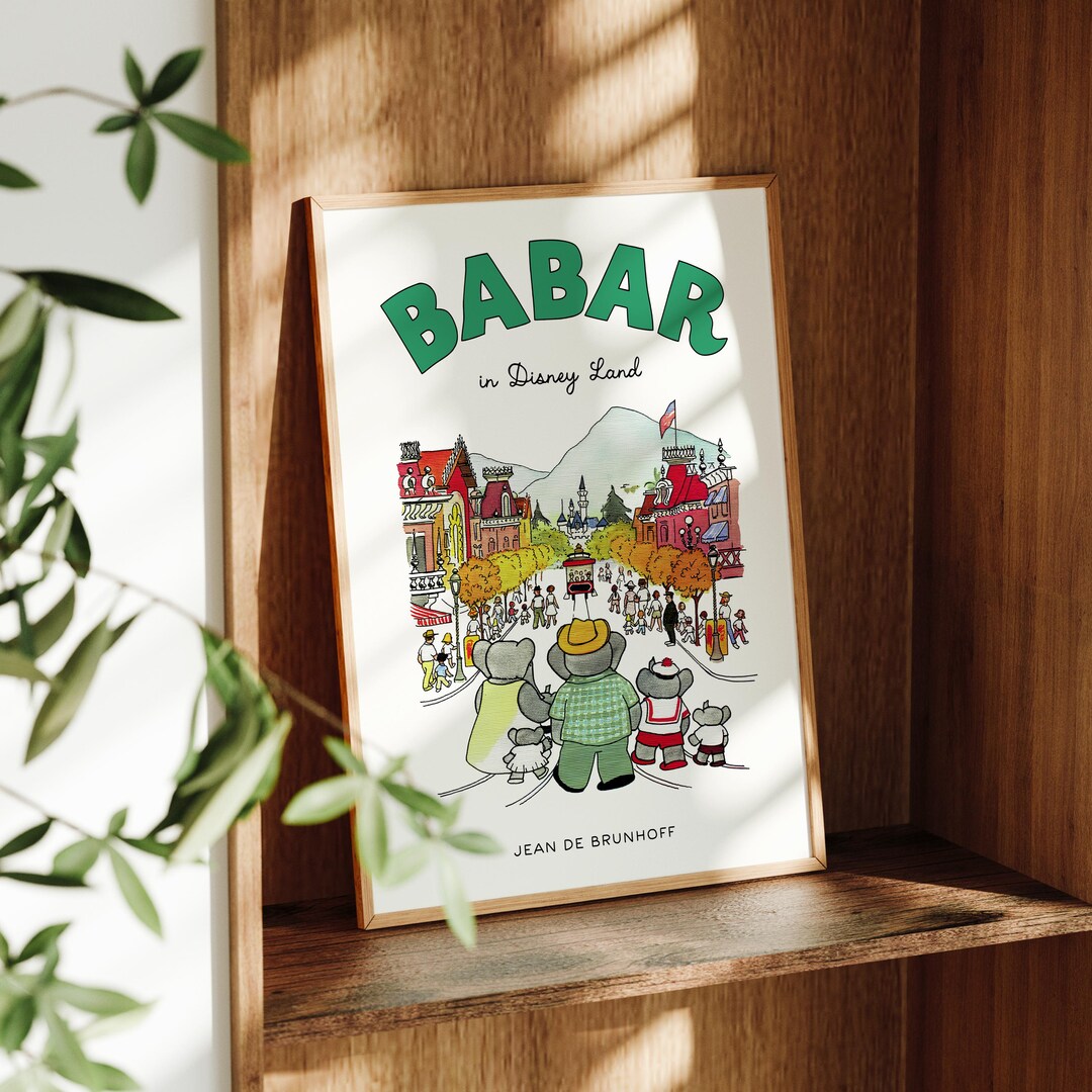 Babar the Elephant Digital Download Nursery Wall Art Download Nursery ...