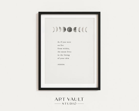 Moon Phases Poem Even The Moon: Poetry Of Proportion (Moon Phases And