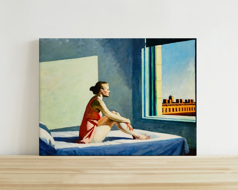 Edward Hopper Morning Sun 1952 Hopper Poster Edward Hopper Print Living ...