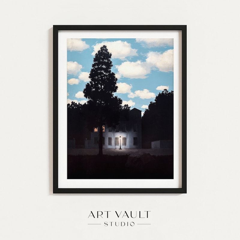 Rene Magritte Light Print - Etsy