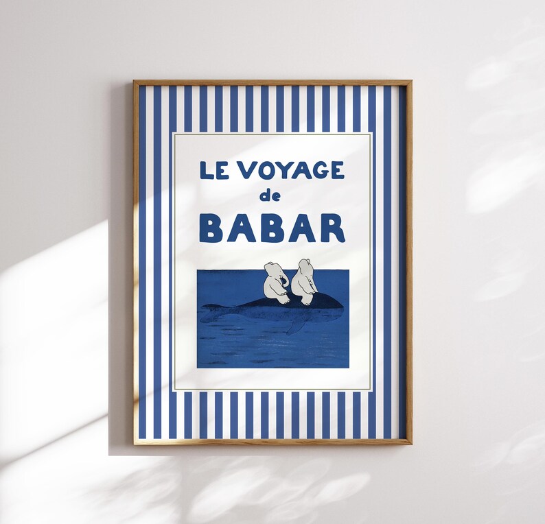 Babar the Elephant Digital Download Nursery Wall Art Download Nursery ...