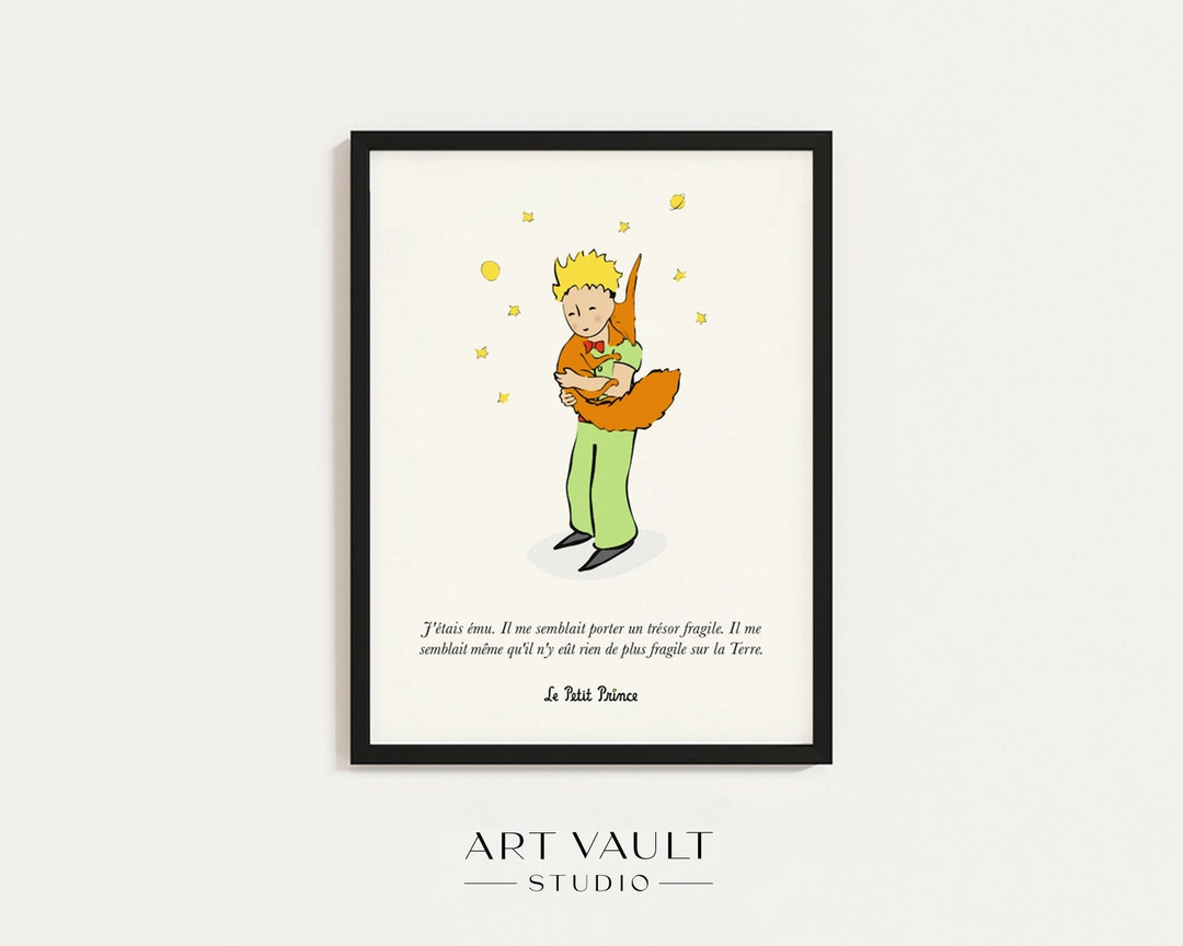 Le Petit Prince Poster FRENCH Little Prince Wall Art Nursery Art Print ...