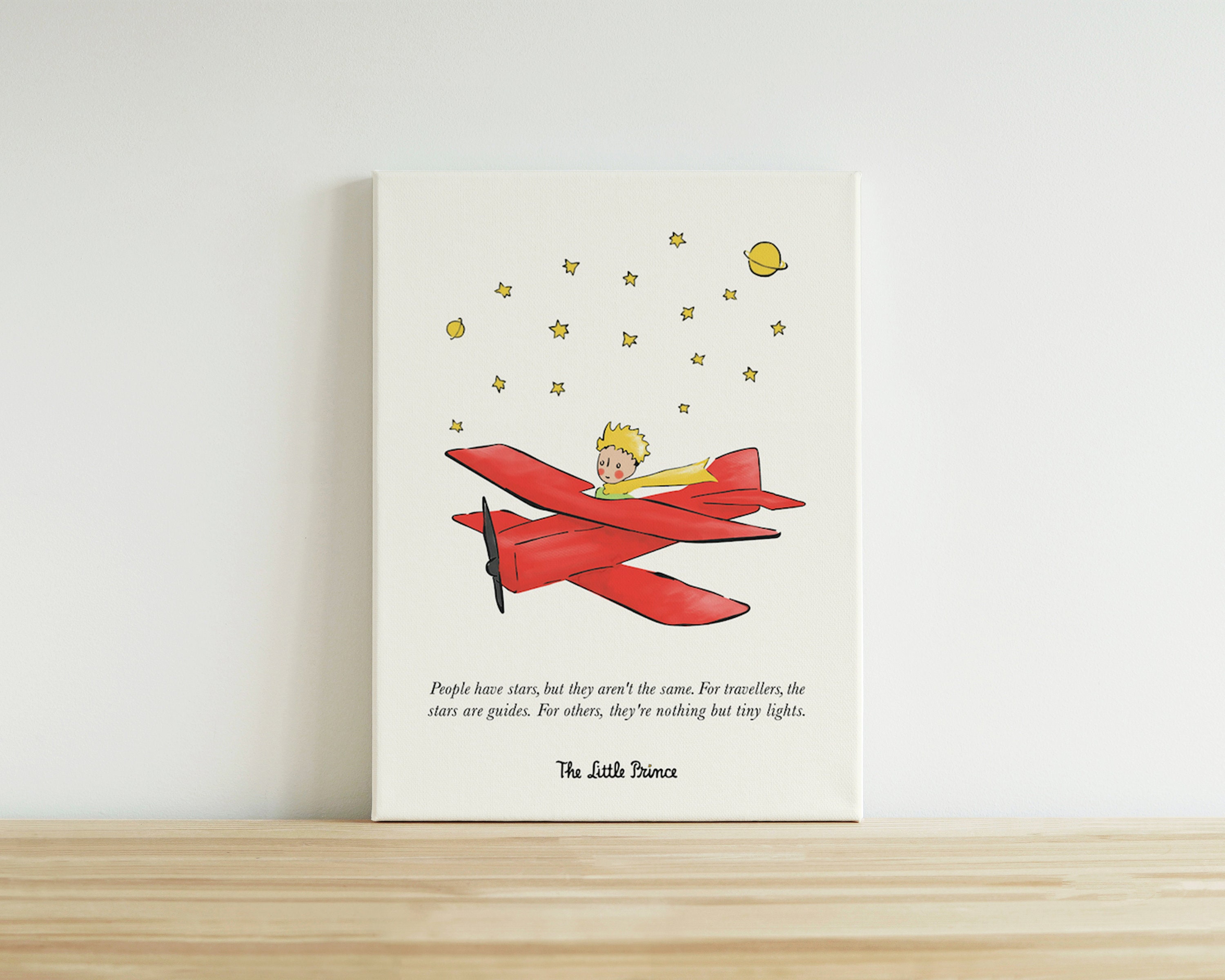 Le Petit Prince Poster ENGLISH Little Prince Wall Art Nursery Art Print ...