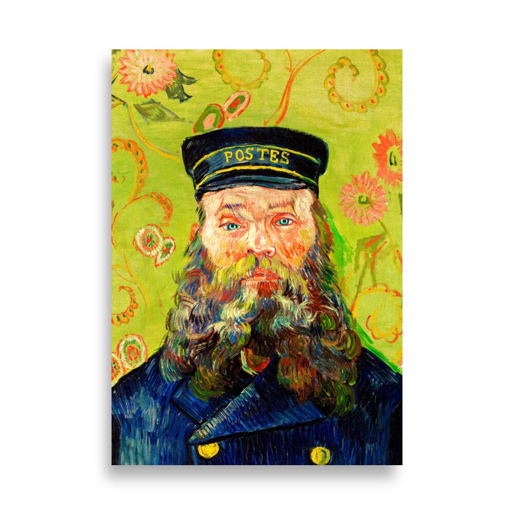 Vincent Van Gogh the Postman Poster Portrait of Joseph Roulin - Etsy