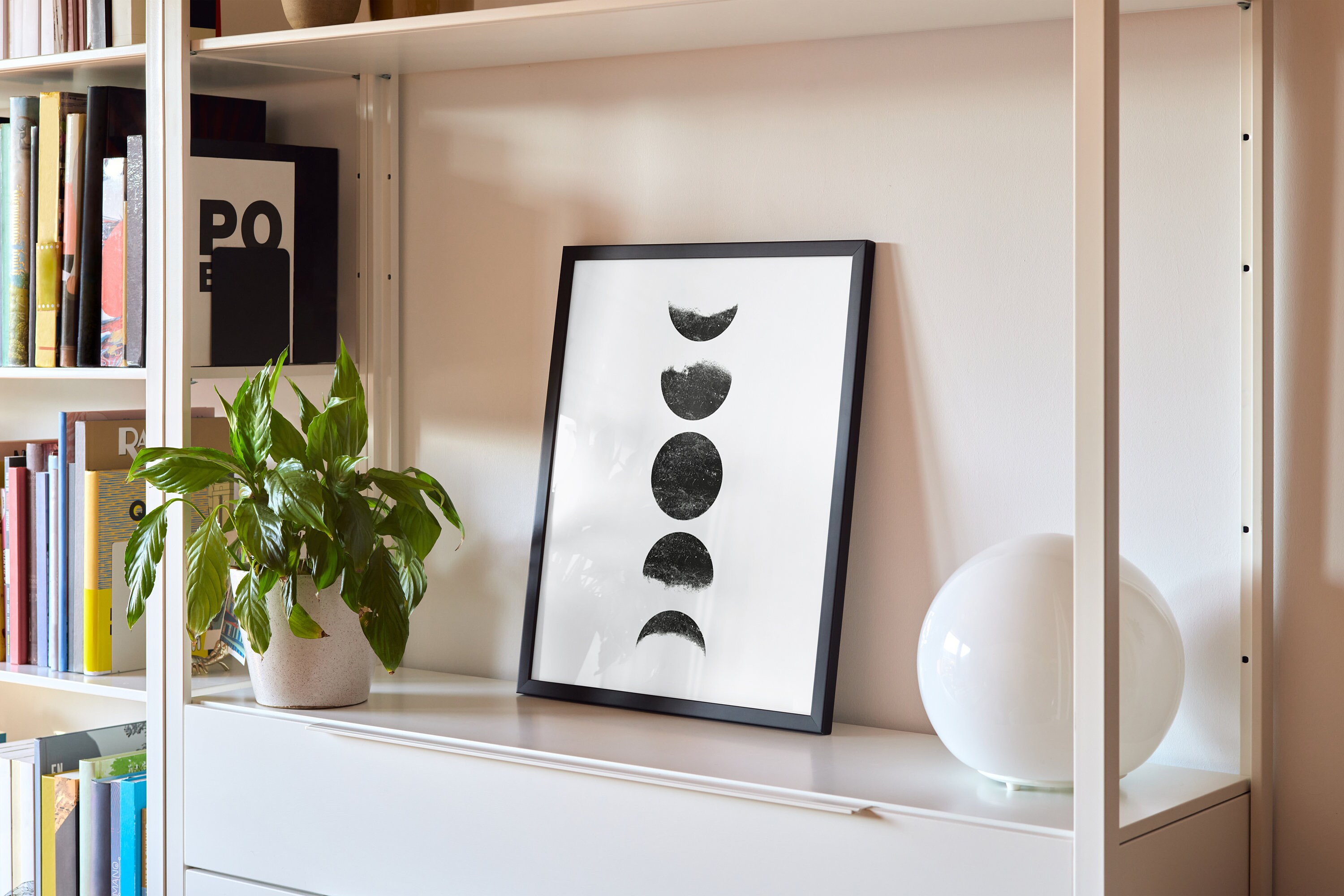 Moon Printable Wall Art Moon Poster Download Moon Phase Prints Digital ...