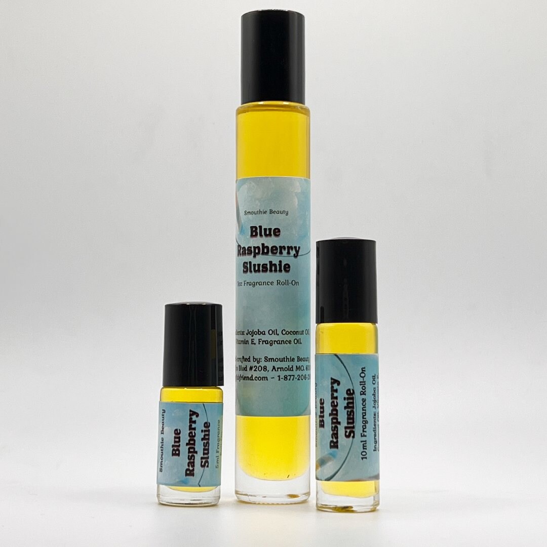 Blue Raspberry Slushie Perfume Oil Fragrance Roll On - Etsy