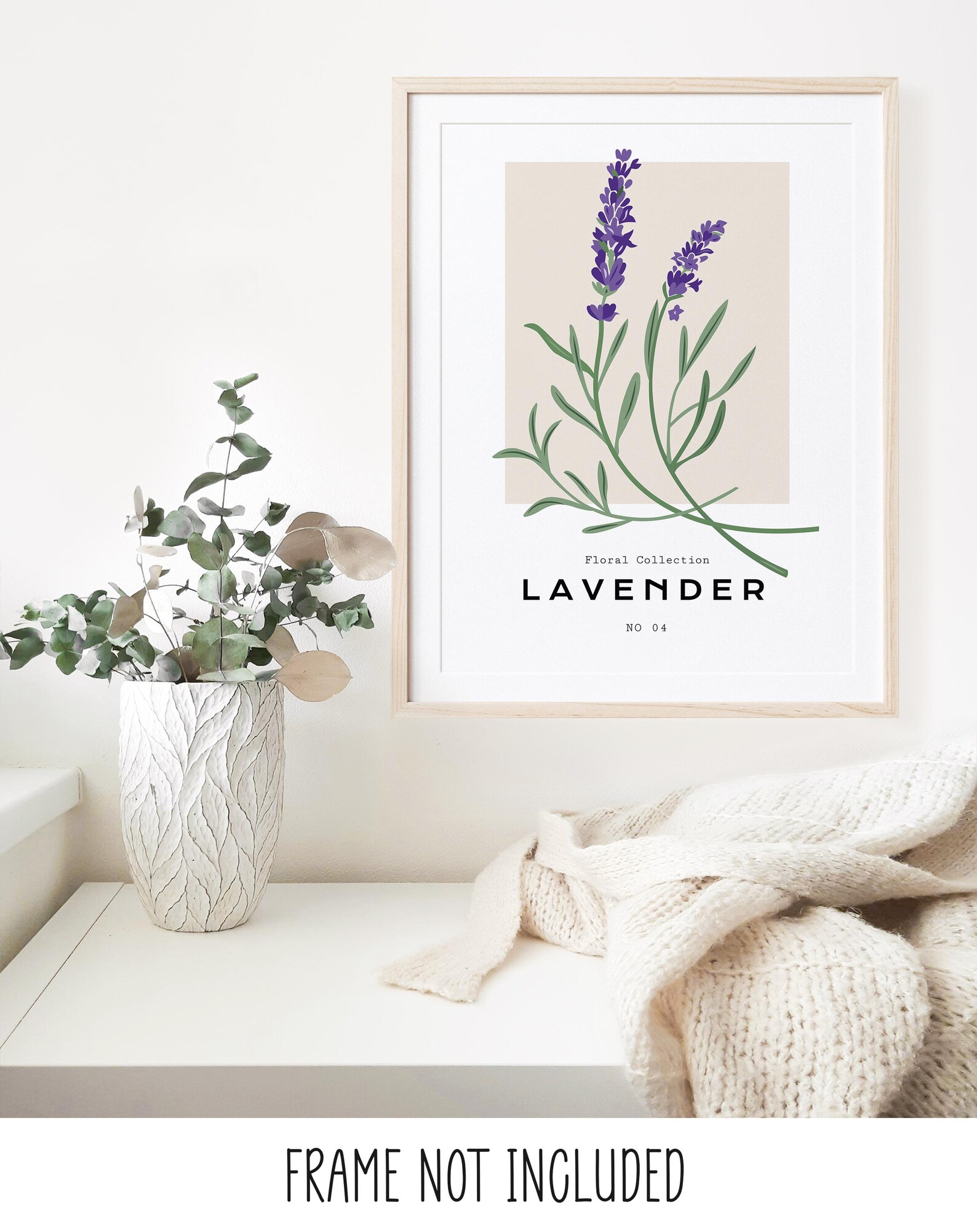Lavender Poster Museum-quality Floral Art Print, Matte Paper Botanical ...