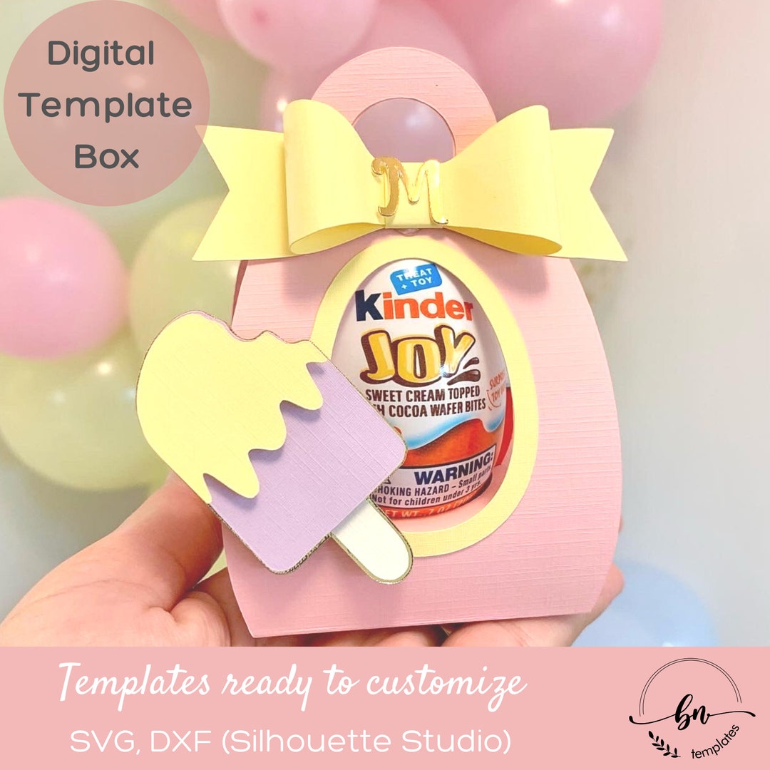 EGG HOLDER for one Kinder egg, TEMPLATE chocolate egg box template for ...