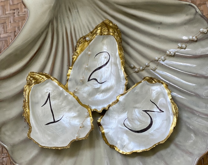 Antique Vintage Set 5 Genuine Shell Table Card Holders Pastel Colors ...