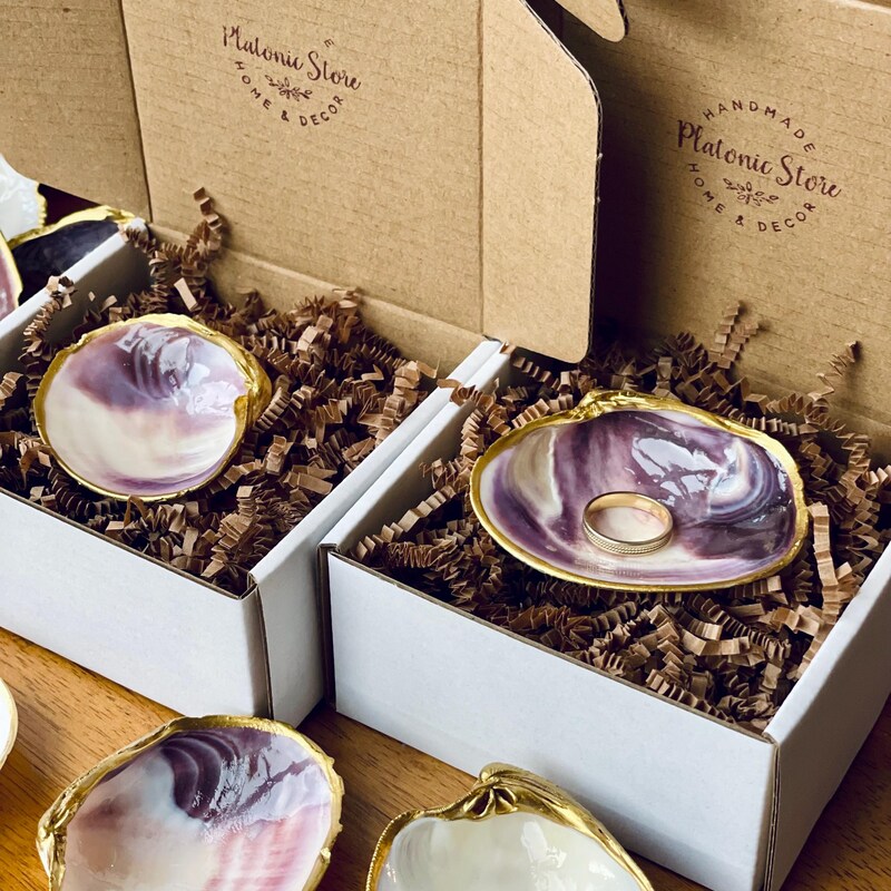 Painted Clam Shells - Etsy