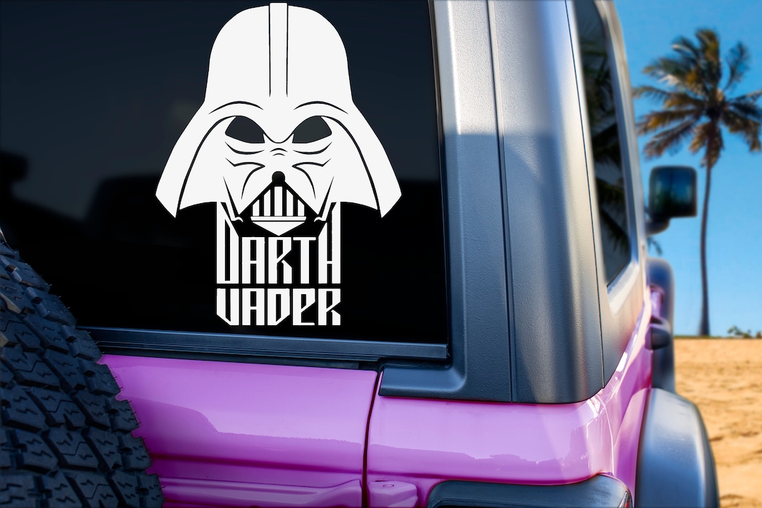 Star Wars Darth Vader Decal, Star Wars Dark Side Sticker, Sith Lord Car ...