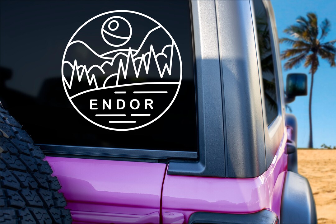 Star Wars Endor Round Decal - Etsy