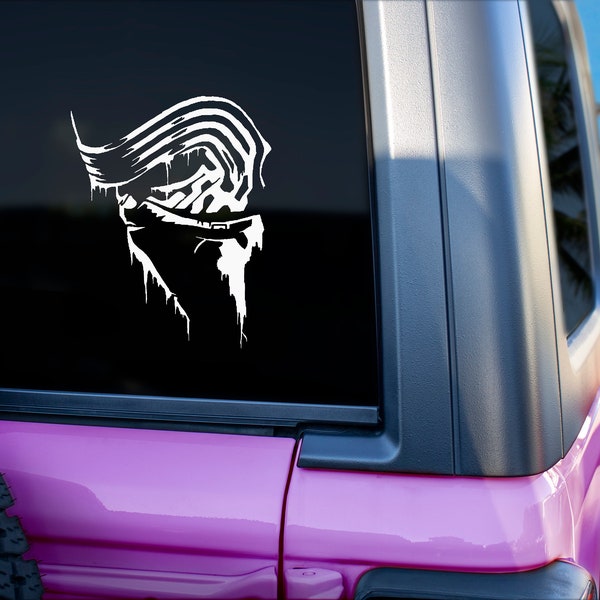 Kylo Ren Helmet Stickers - Etsy