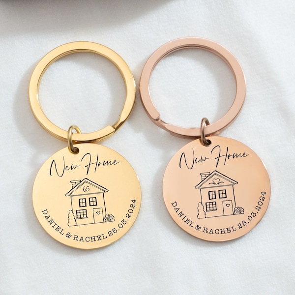 Matching Keyring New Home - Etsy