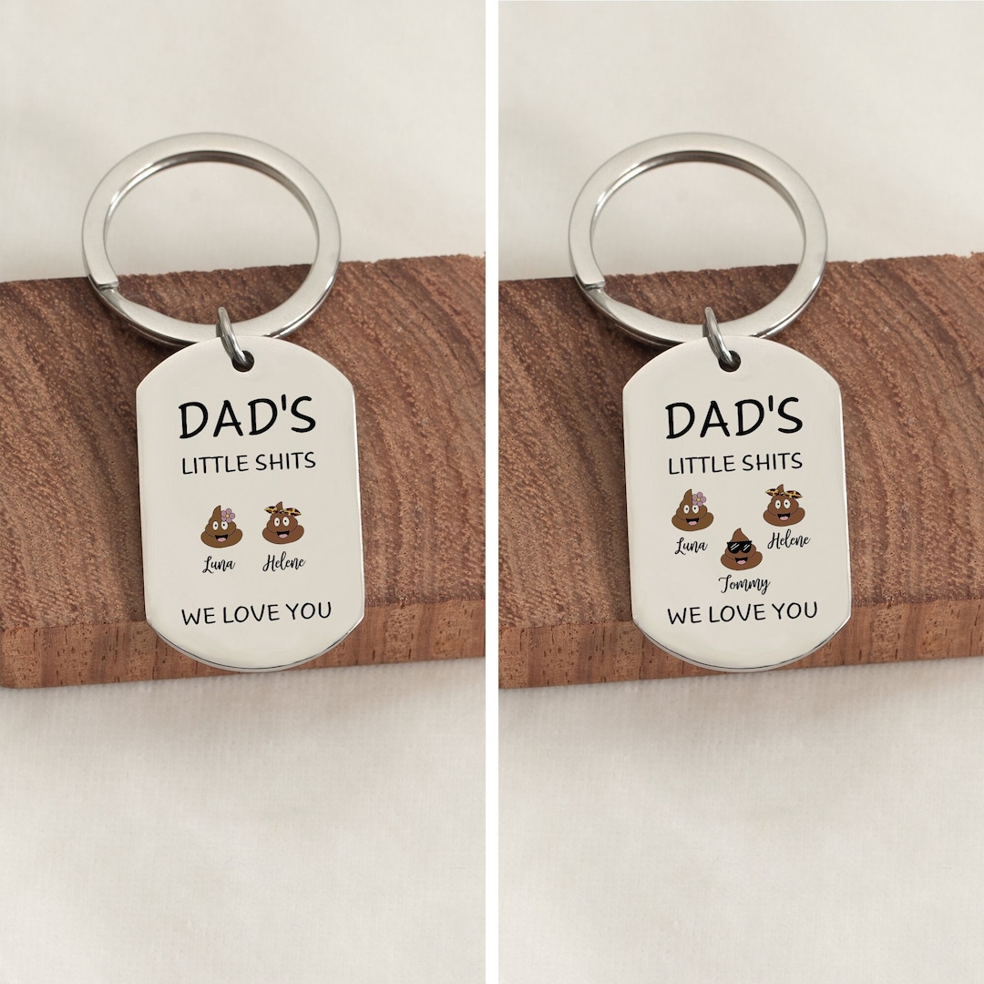 Personalized Dad Gift Funny Dad Keychain Gift for Dad Dads - Etsy Australia