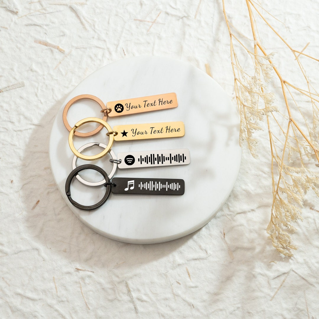 Spotify Code Keyring | Personalised Keyring | Music Code | Wedding Song ...