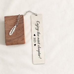 Enjoy the Next Chapter, Bookmark for Book Lover, Graduation Gifts for ...