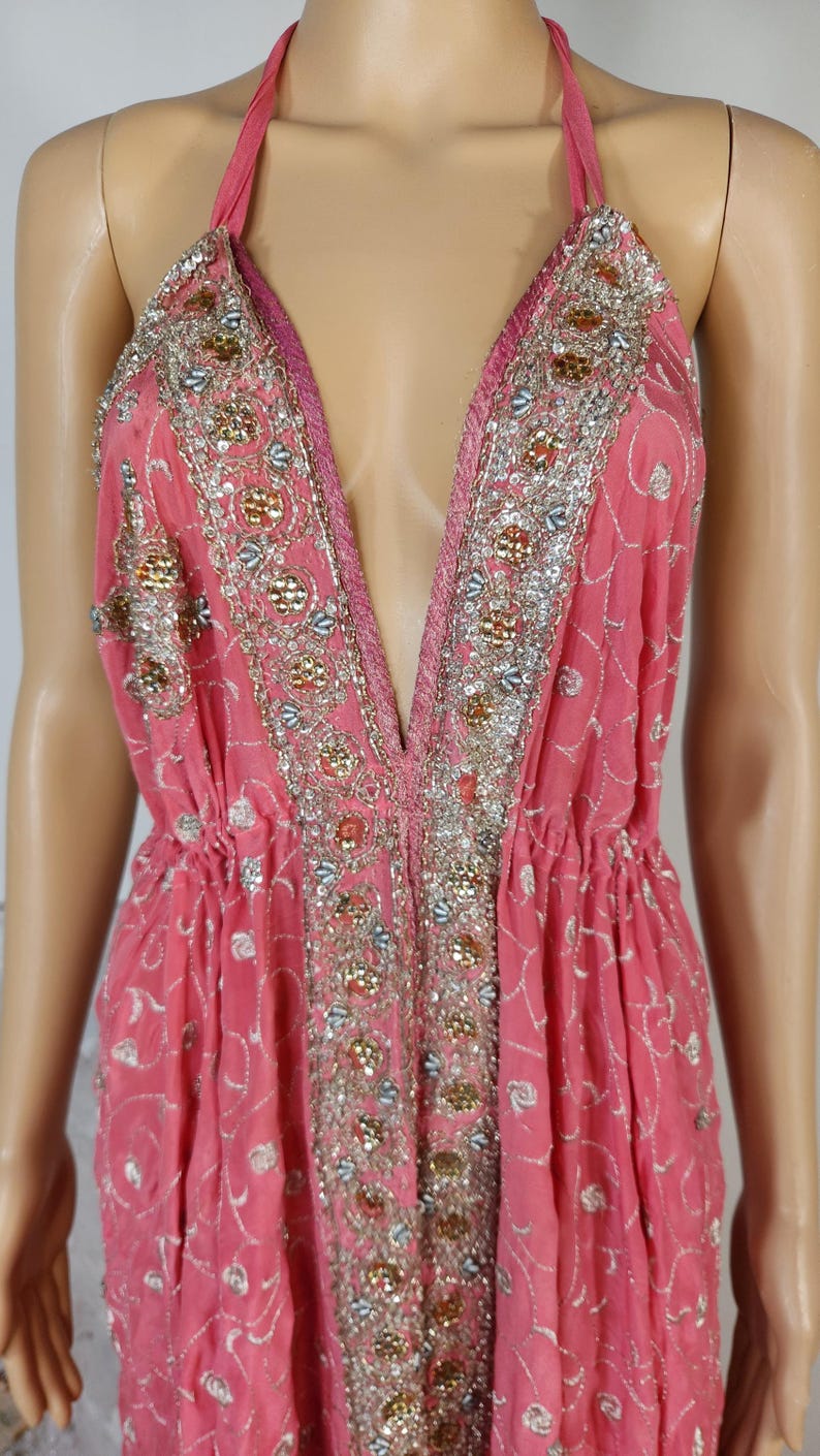 Ethically Made, Unique Upcycled Silk, Vintage Sequin Embroidered ...