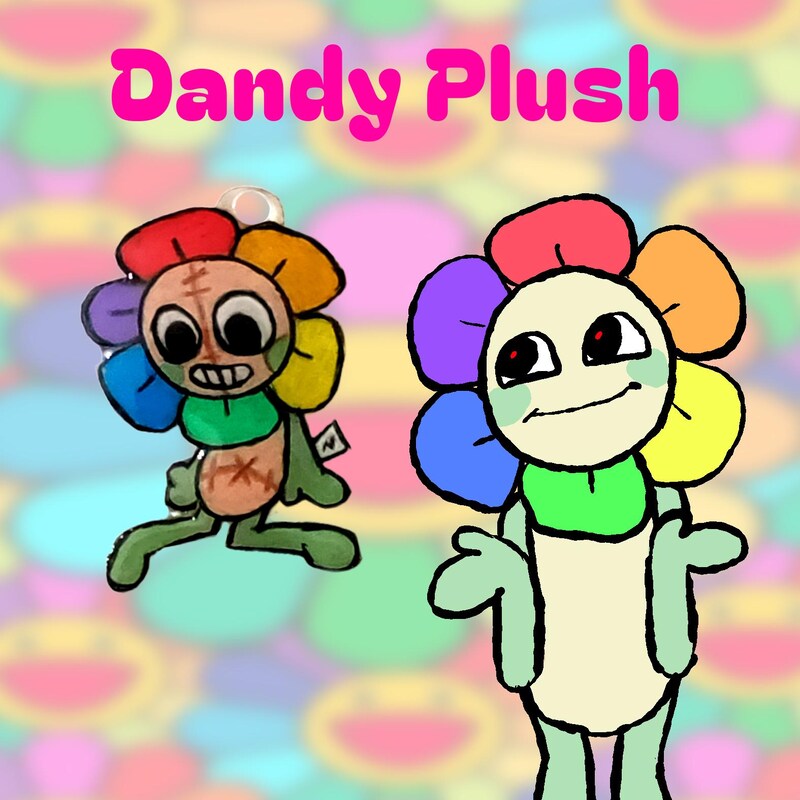 Dandy World Keychain - Etsy