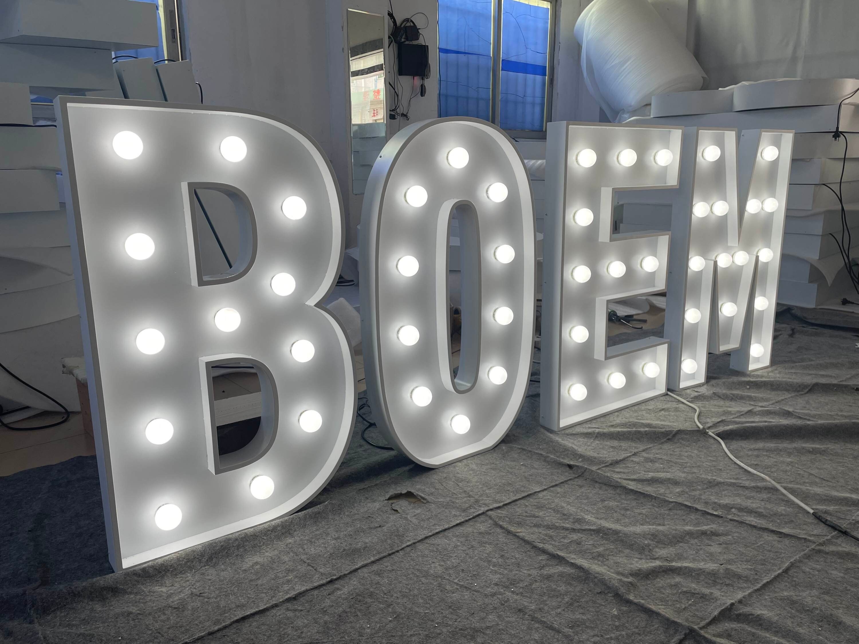 Love Letters Birthday Light up Numbers Affordable Letters Fast - Etsy