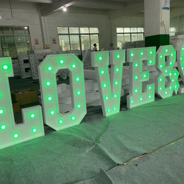 Lighted Letters - Etsy