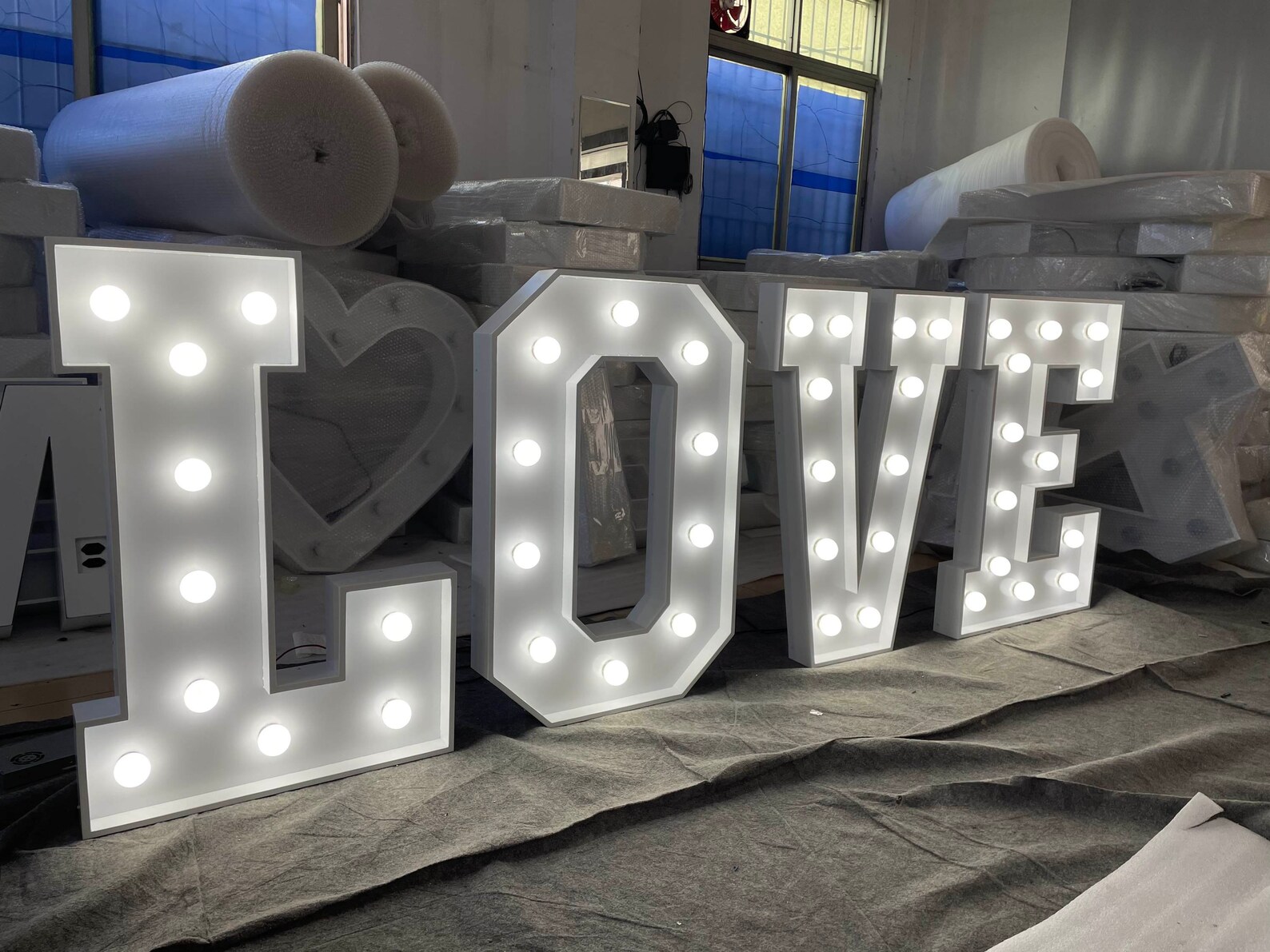 Love Letters Birthday Light up Numbers Affordable Letters Fast | Etsy