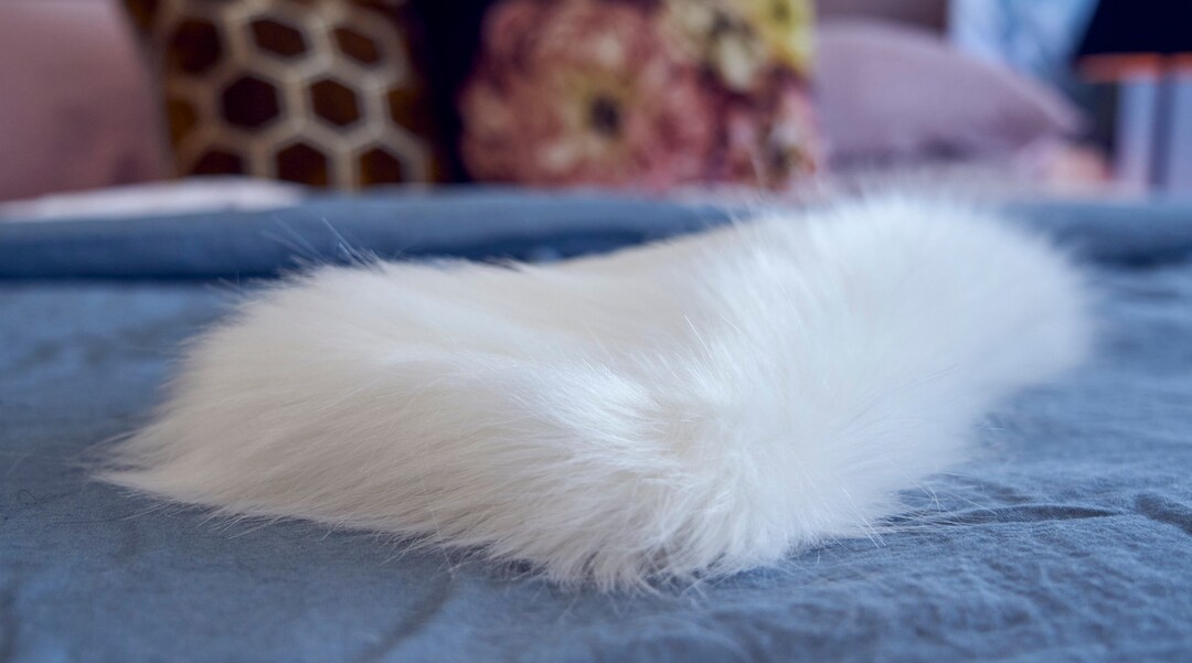 Handmade Purr-low™ Lily: Weighted Faux Fur Purring Pillow - Etsy